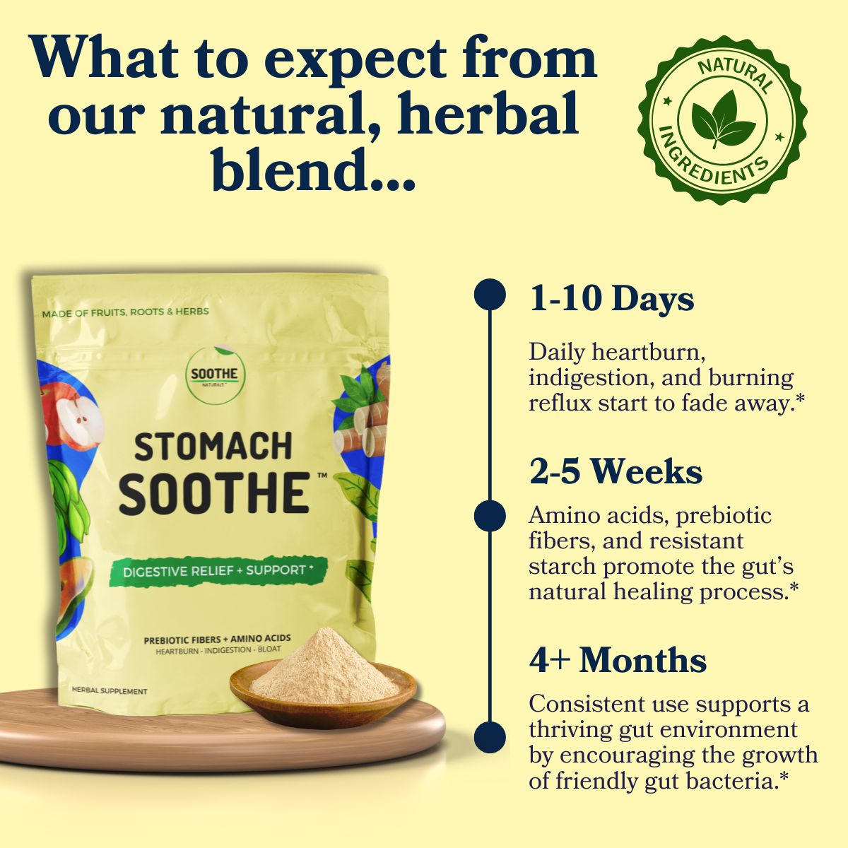 Stomach Soothe - Natural Heartburn Relief & Gut Support – Soothe Naturals
